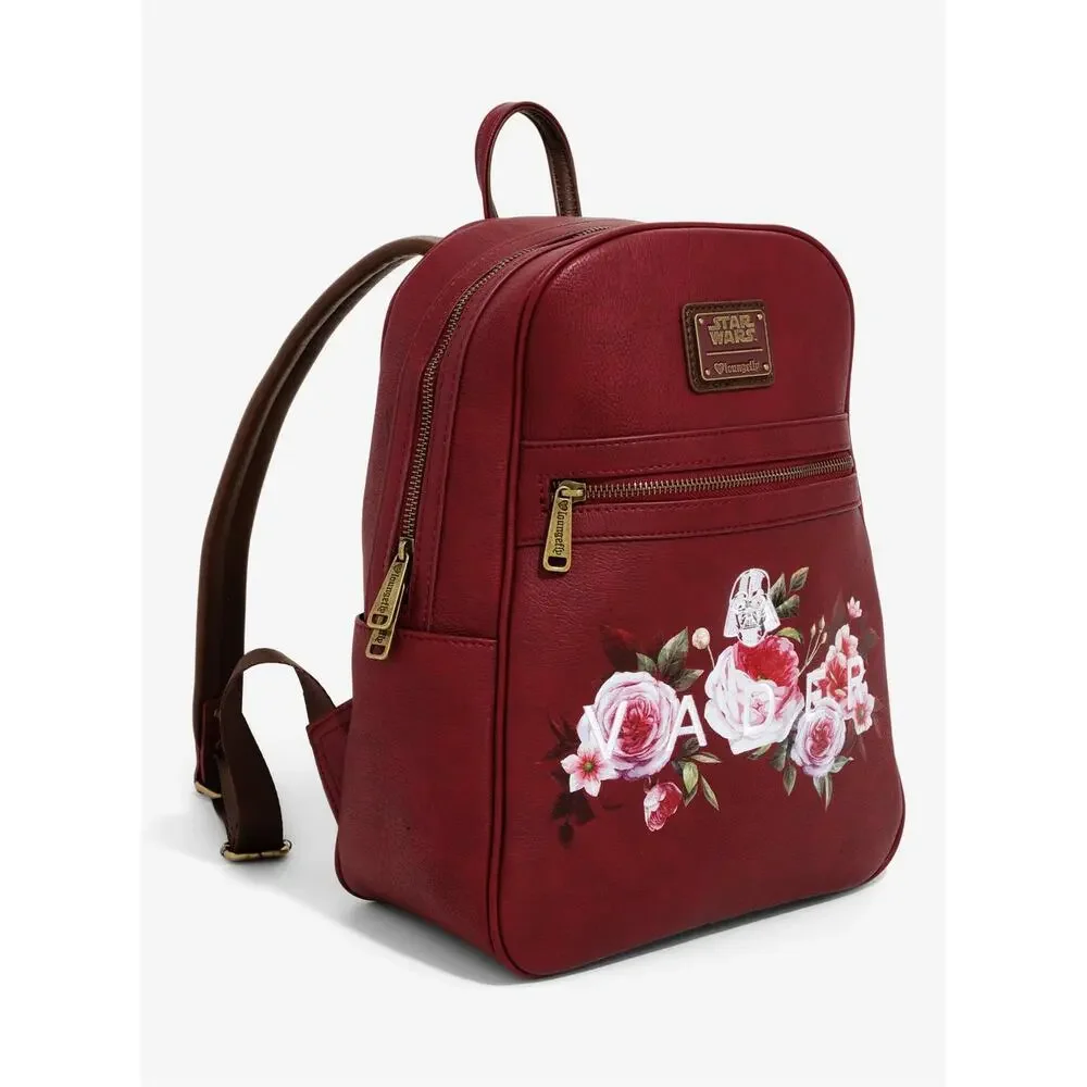 Disney | Accessories | Rare Loungefly Star Wars Darth Vader Floral Mini ...